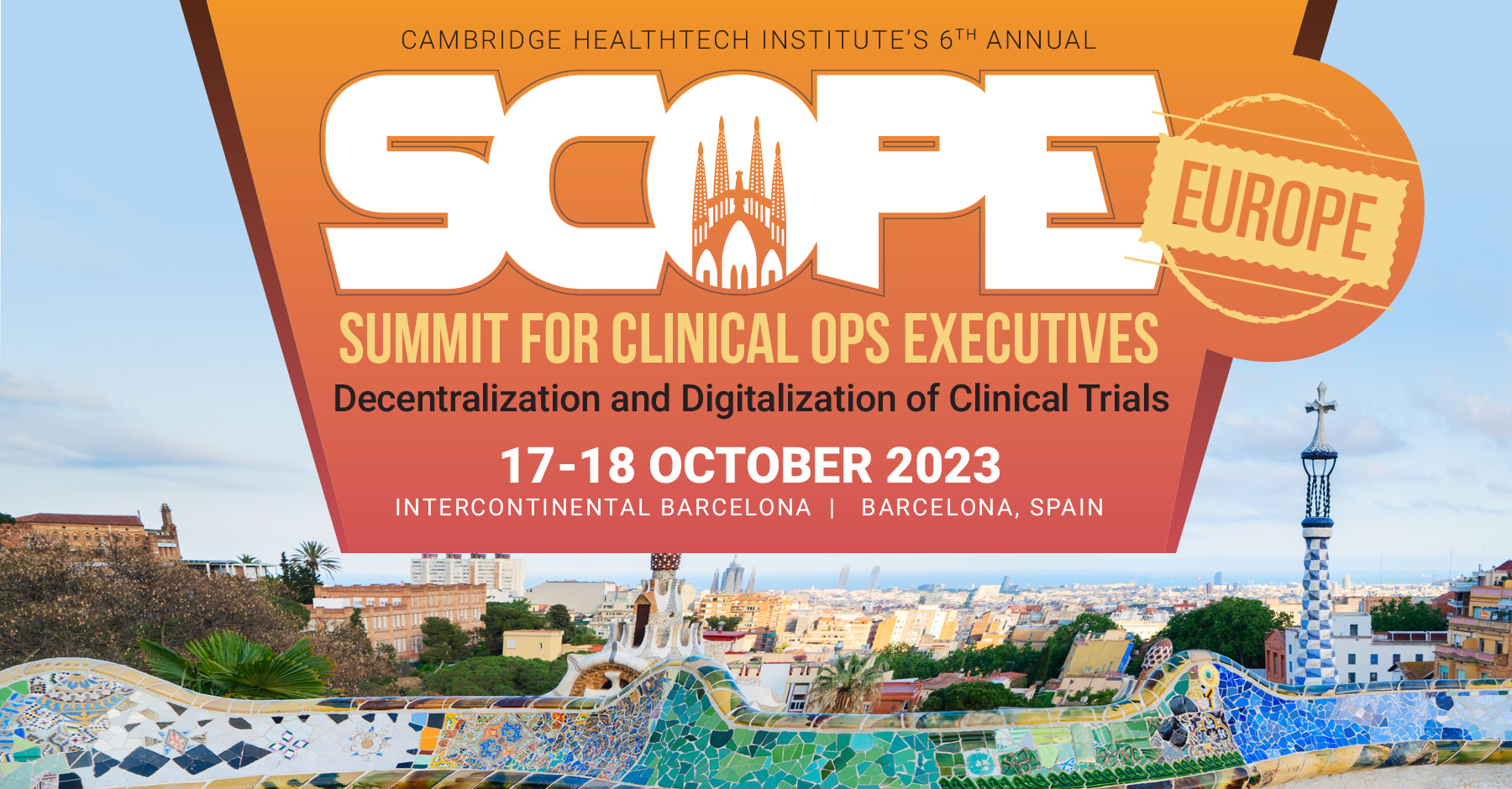 SCOPE Europe - Summit for Clinical Operations Executives