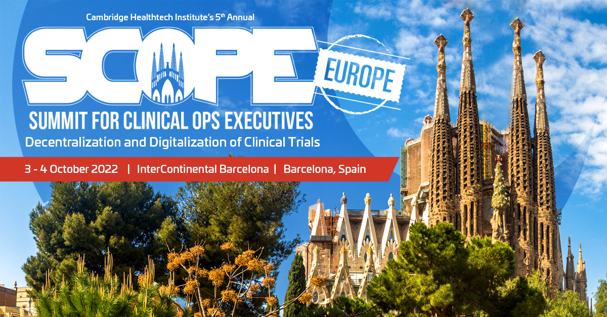 SCOPE Europe - Summit for Clinical Ops Executives