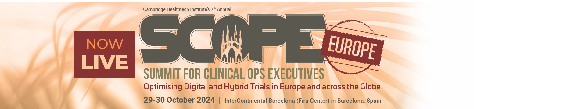 SCOPE Europe | Summit for Clinical Operations Executives | October 29 ...